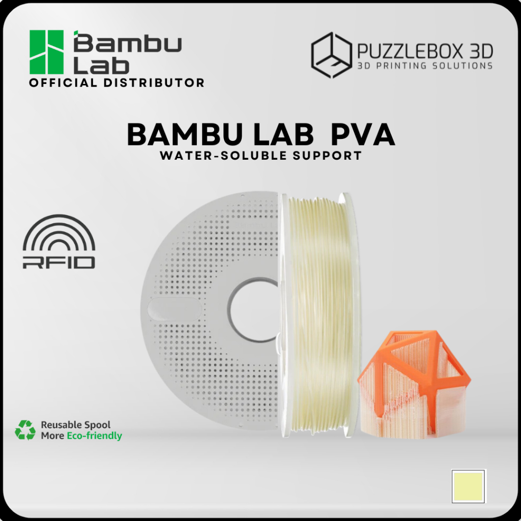Bambu Lab PVA 3D Printing Filament Water-Soluble Nature & Zero-Interface Spacing | Shopee Malaysia
