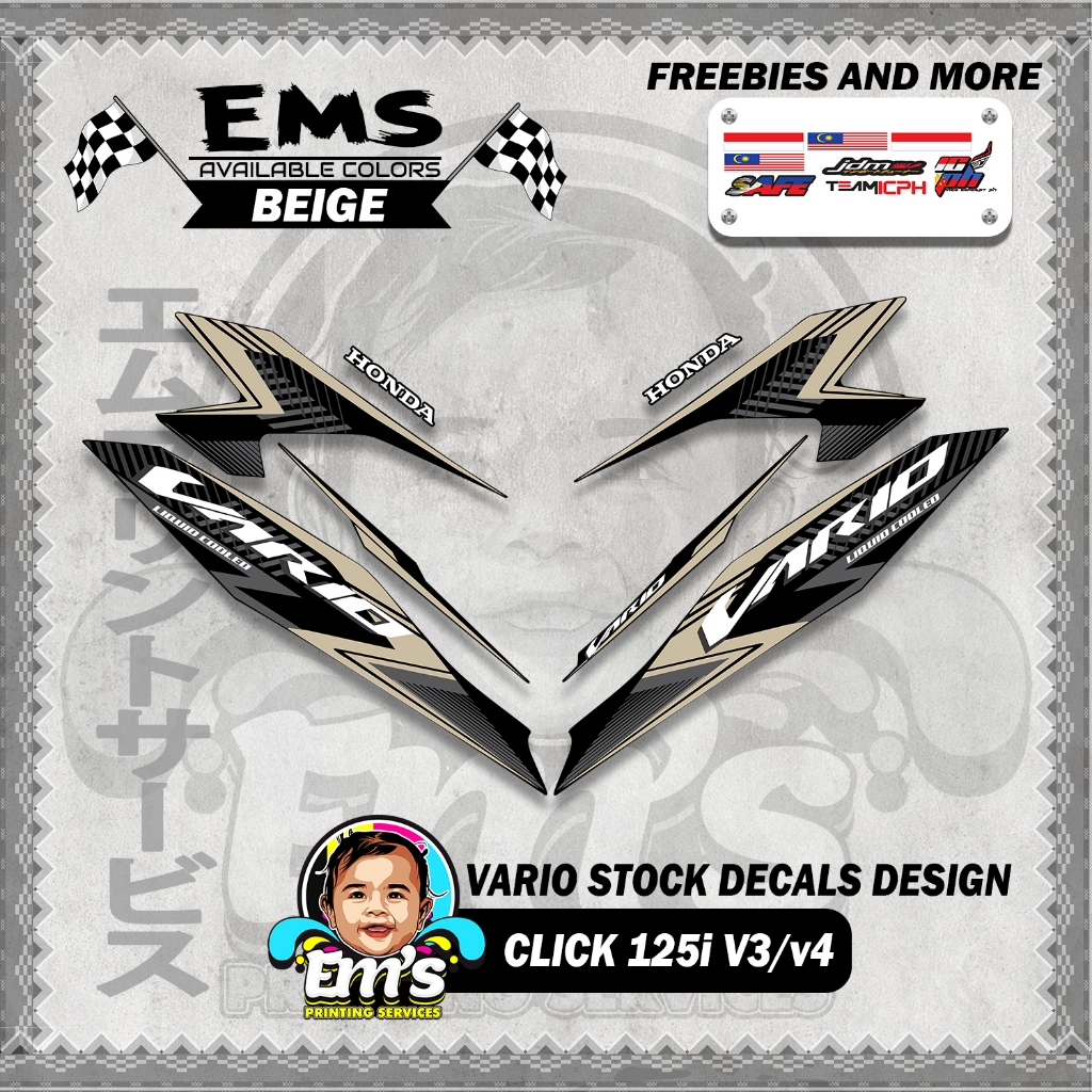 CLICK V3/V4 VARIO 2024 DECALS | Shopee Malaysia