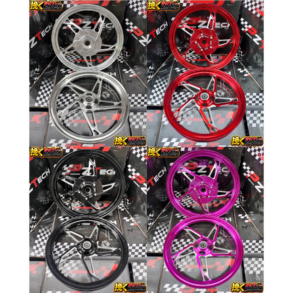PZ TECH CNC Mags 14s For Honda Click 125 / 150 Indo Concept | Shopee ...