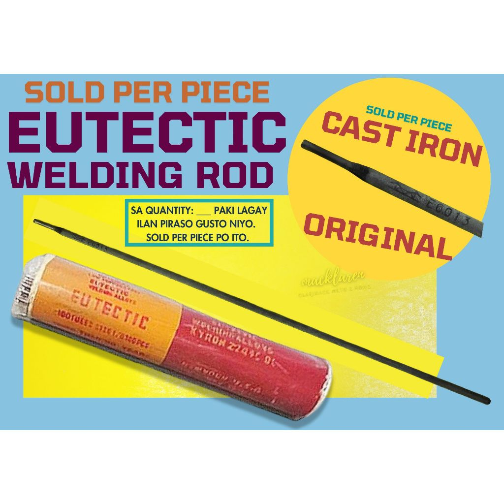 Welding Rod Cast Iron Pundido ️ Eutectic Yutektek Utektek Utectic ...