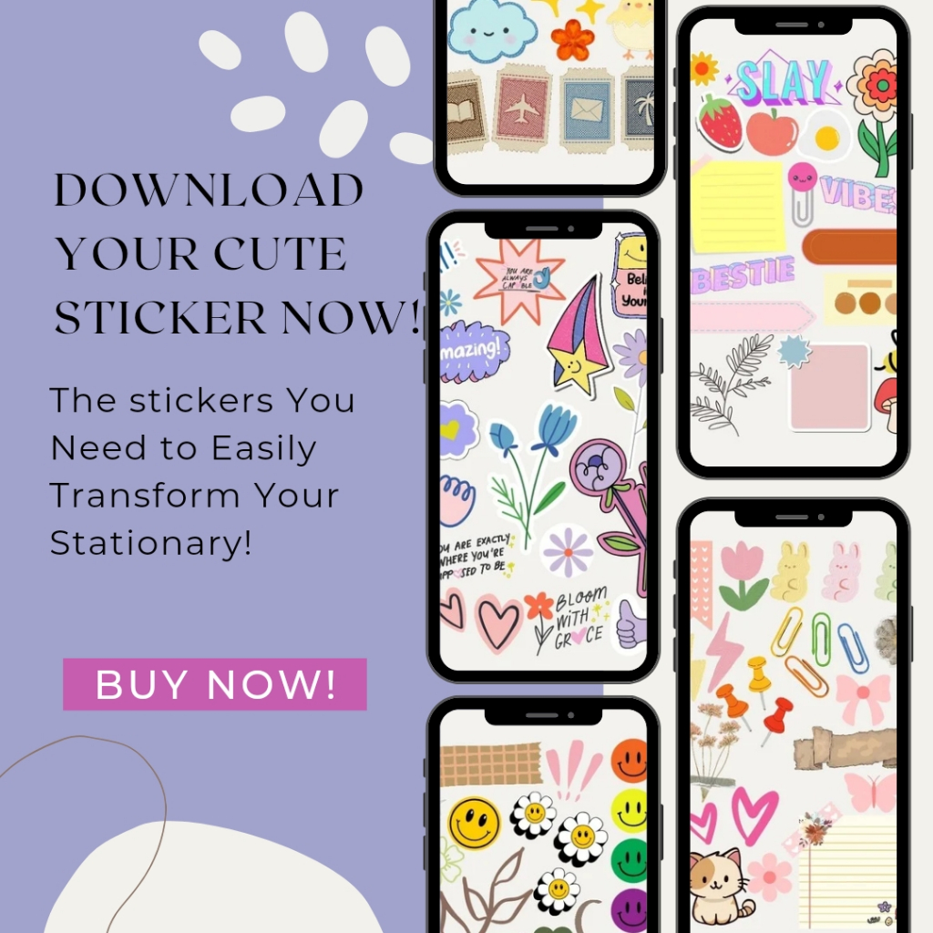 STICKERS CUTE DESIGN NO REPEATED STYLES QUALITY 100mm x 150mm | Shopee ...