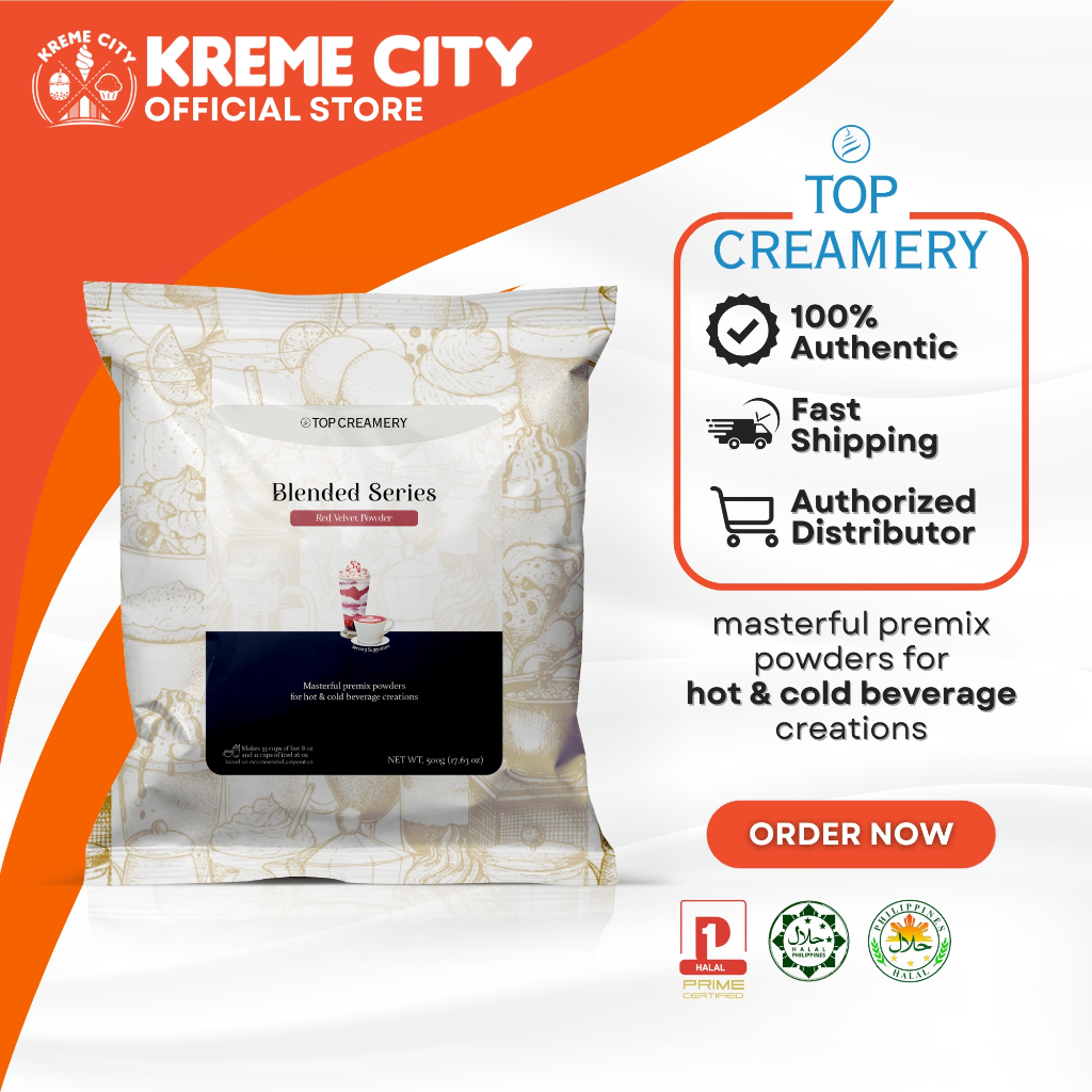 TOP Creamery Blended Series Red Velvet Powder Beverage Premix 500g ...