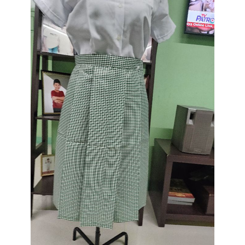 CHEKERED GREEN/WHITE PALDA SCHOOL UNIFORMS | Shopee Malaysia