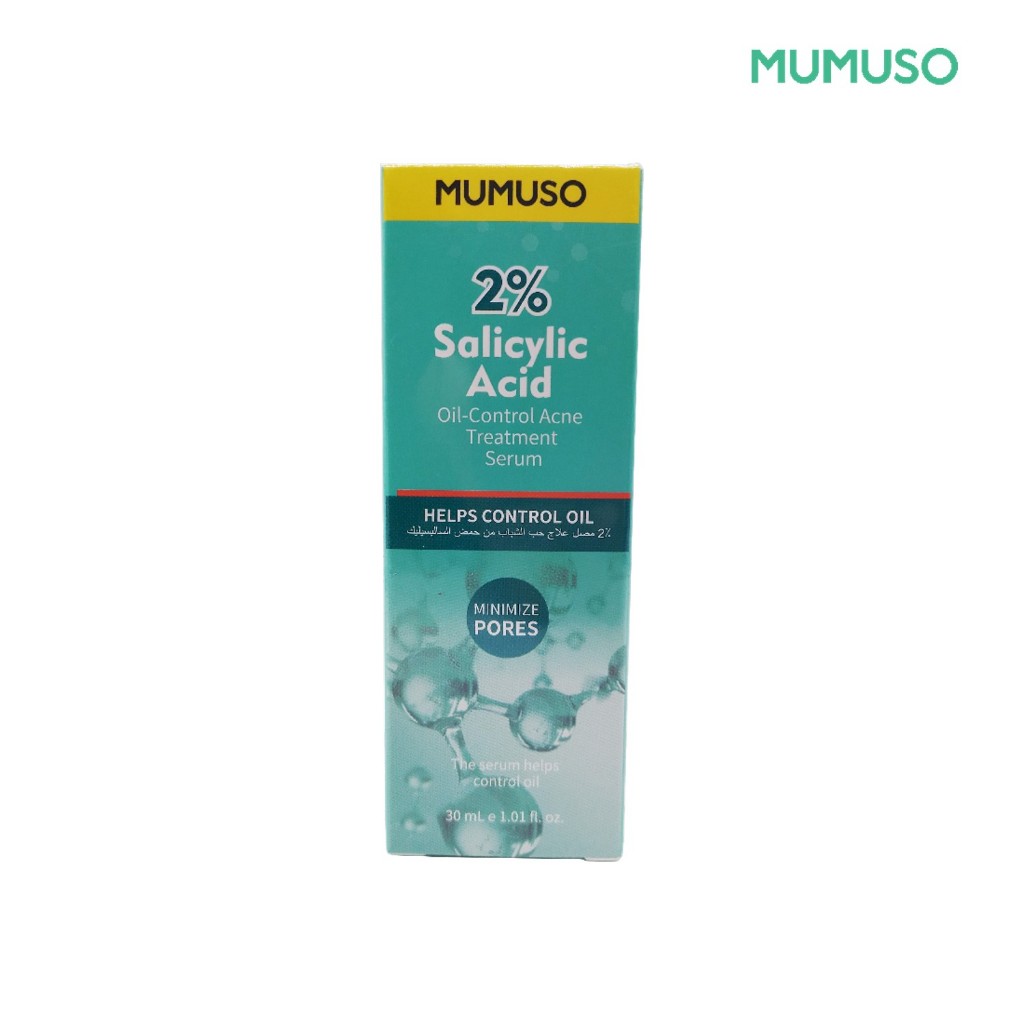 MUMUSO 2% Salicylic Acid Oil-Control Acne Treatment Serum | Shopee Malaysia