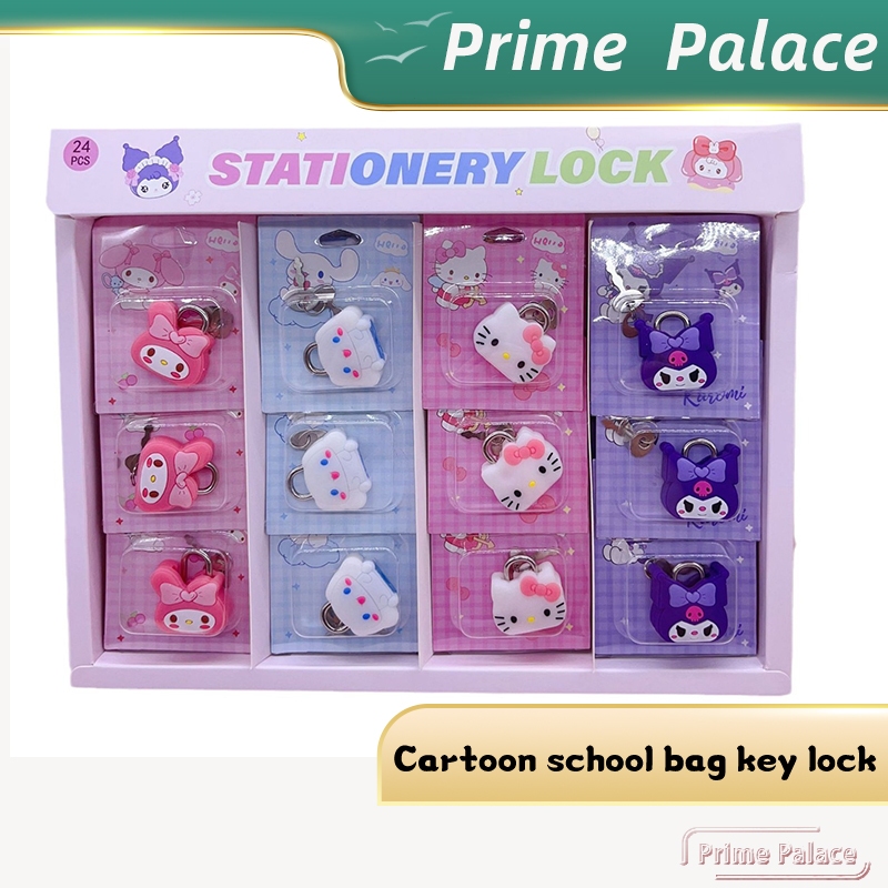 Sanrio cartoon Key lock Cute Cartoon school bag key lock Student ...