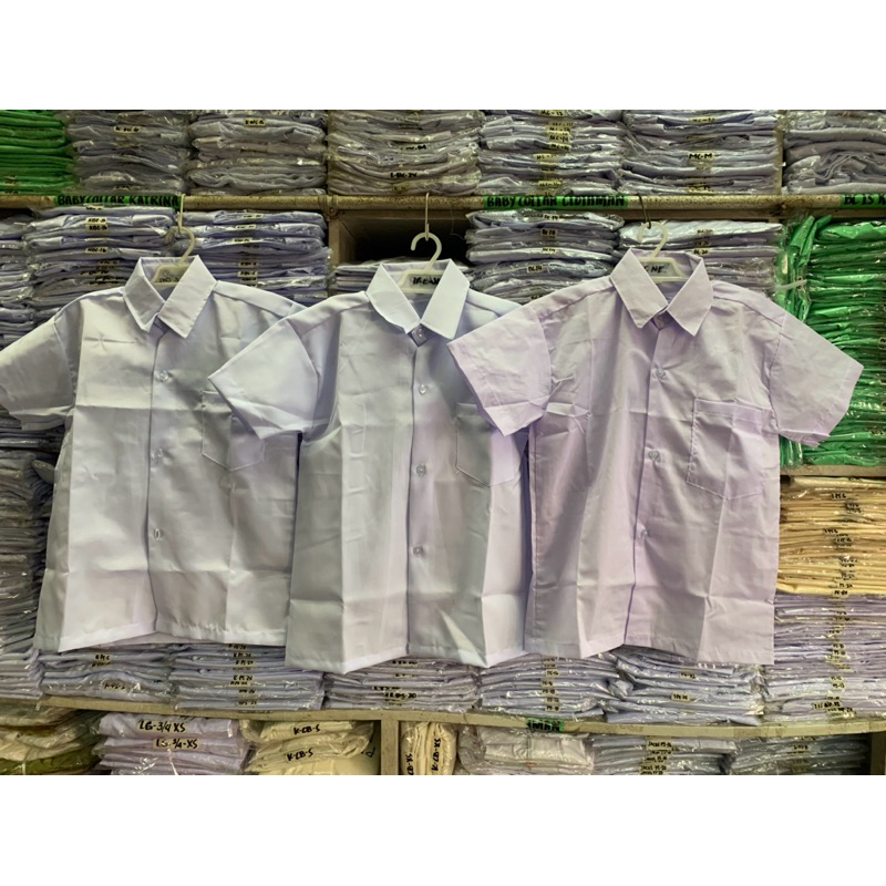 SCHOOL UNIFORM KIDS POLO STRAIGHT TETORON/ KATRINA CLOTHMAN | Shopee ...