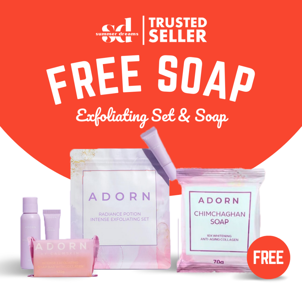 ADORN Intense Exfoliating Set & Adorn Chimchaghan Soap Skincare Skin ...