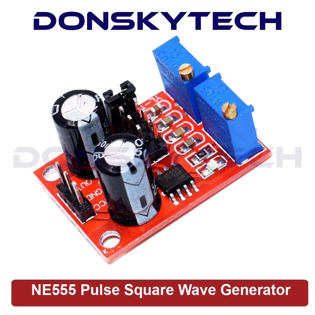 NE555 pulse frequency duty cycle adjustable module square/rectangular ...