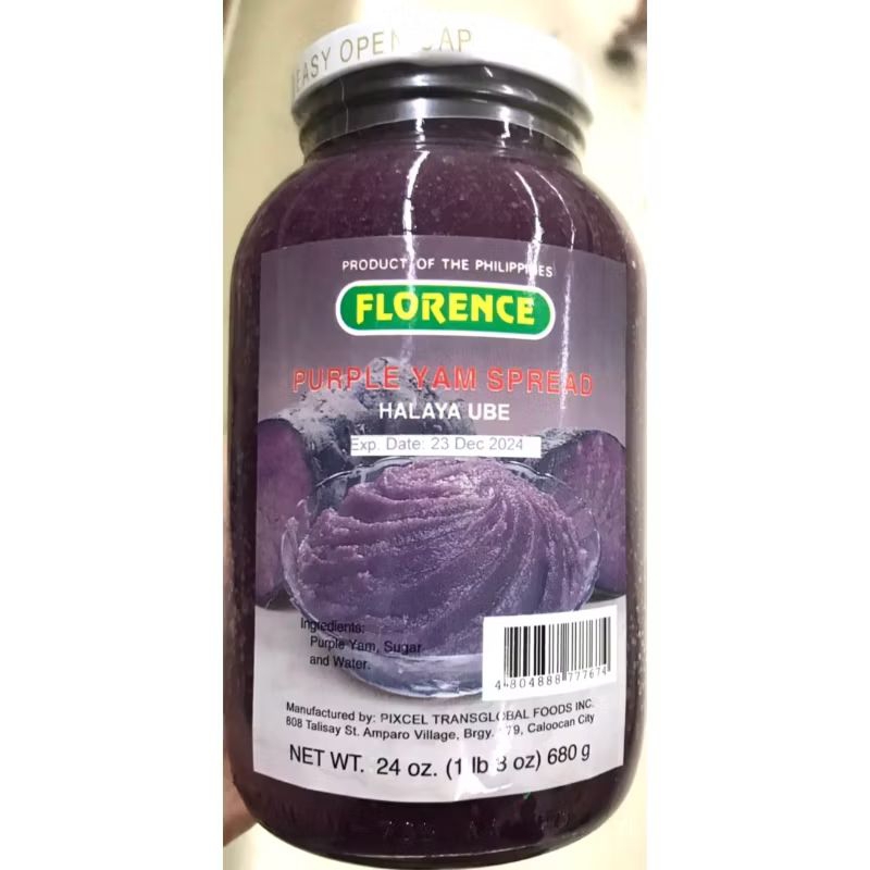 24oz Florence Purple Yam Spread Halaya Ube 680g | Shopee Malaysia