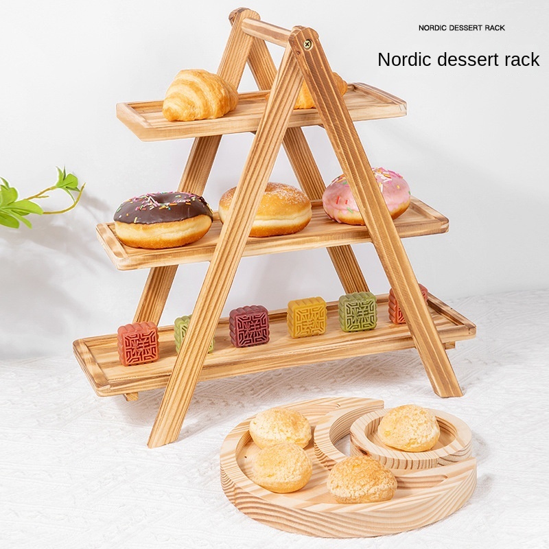 3-Layer Dessert Rack Charcuterie Boards Afternoon Tea Rack Service ...