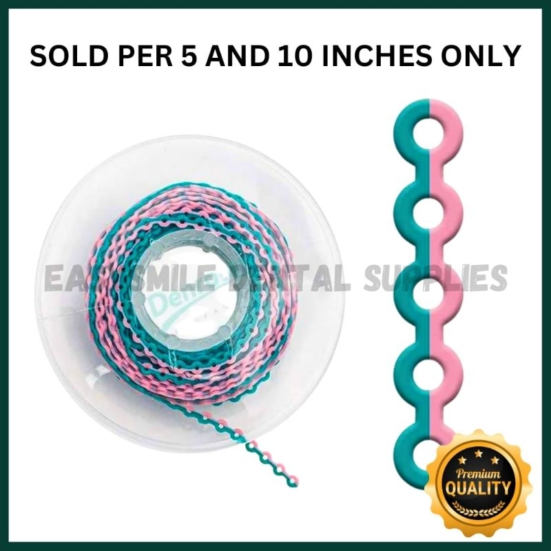 Rubber for braces | Power Chain | Short | Dual color | FDA\FDA LTO ...