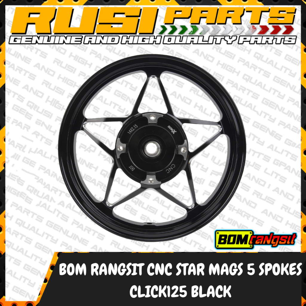 BOM RANGSIT CNC MAGS STAR 5 SPOKES | Shopee Malaysia