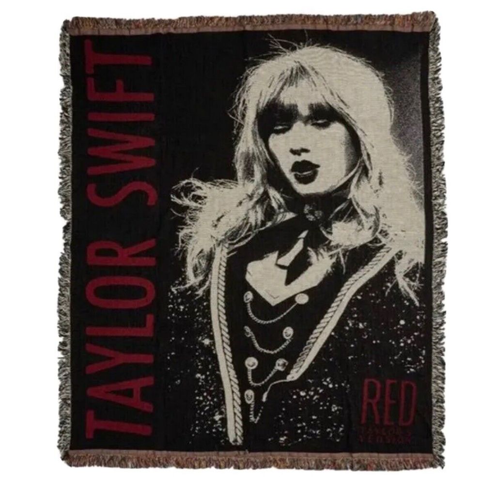 Red (Taylor's Version) Live Woven Blanket Official Merchandise) by ...