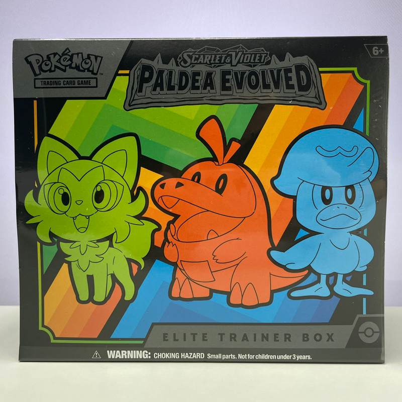Pokemon Paldea Evolved Elite Trainer Box (ETB) TCG Scarlet & Violet ...