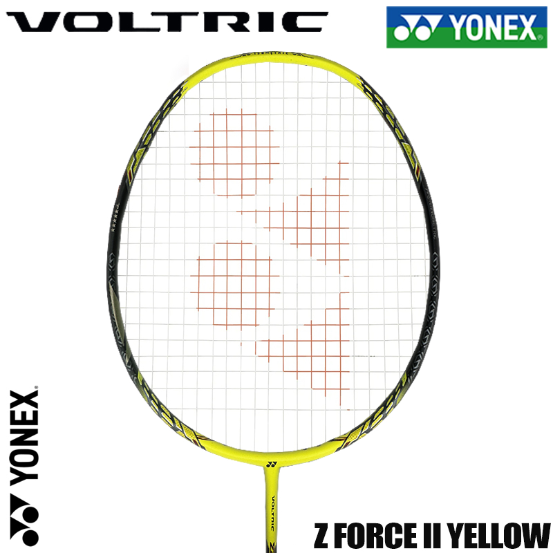 YONEX Z FORCE II YELLOW Badminton Racket Full Carbon Single 4U 26-30Lbs 83g Made In Japan ...
