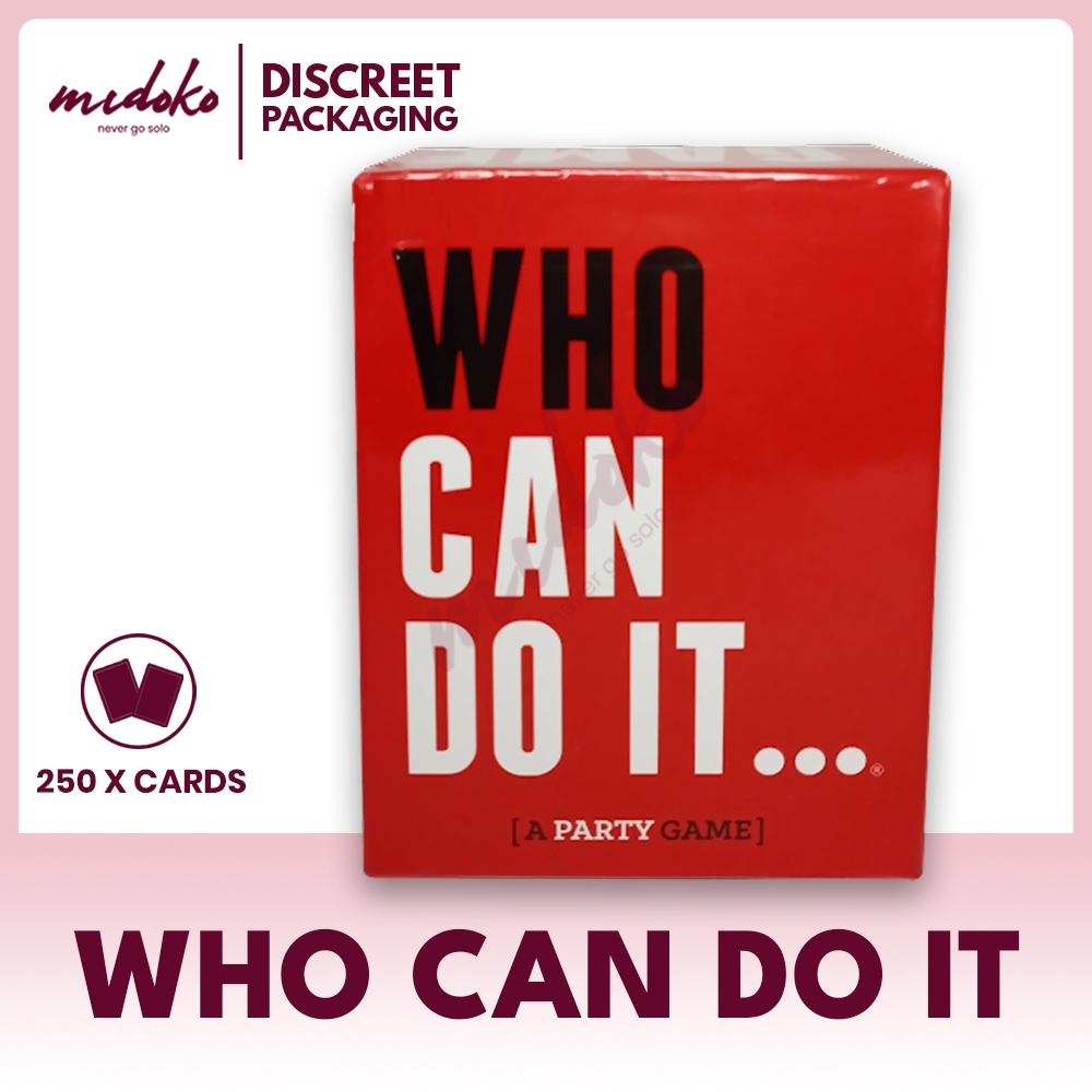 Midoko Who Can Do It Card Game A Party Game | Shopee Malaysia