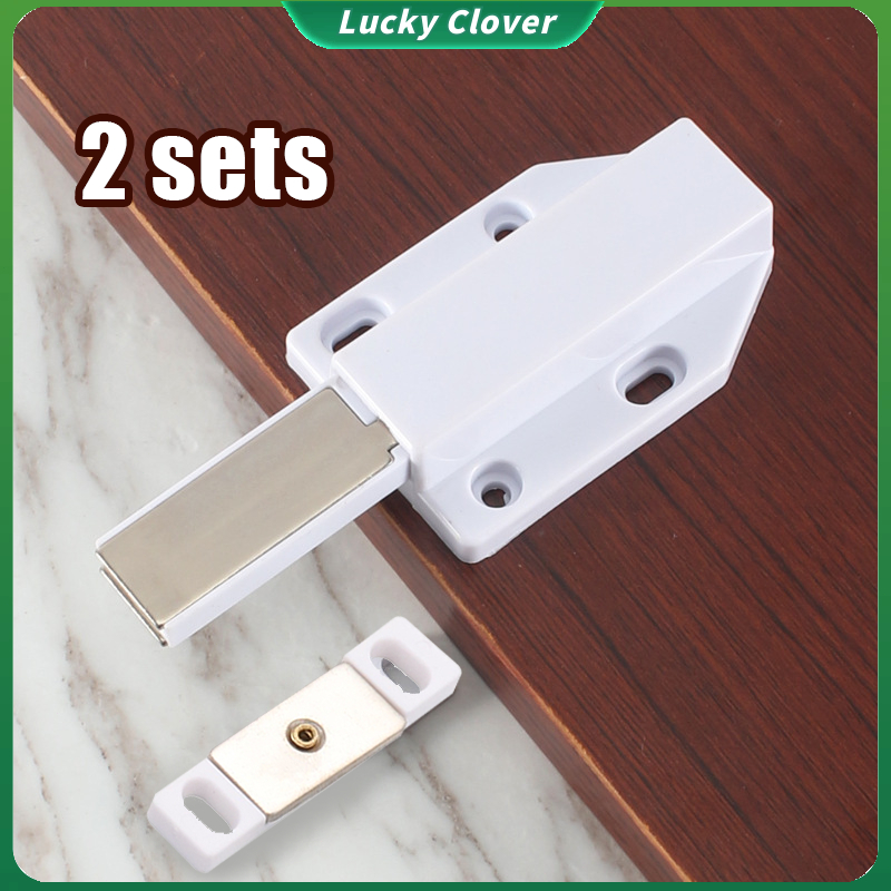 2 Sets Strong Magnetic Door Rebounding Drawer Latch Cupboard Drawer ...