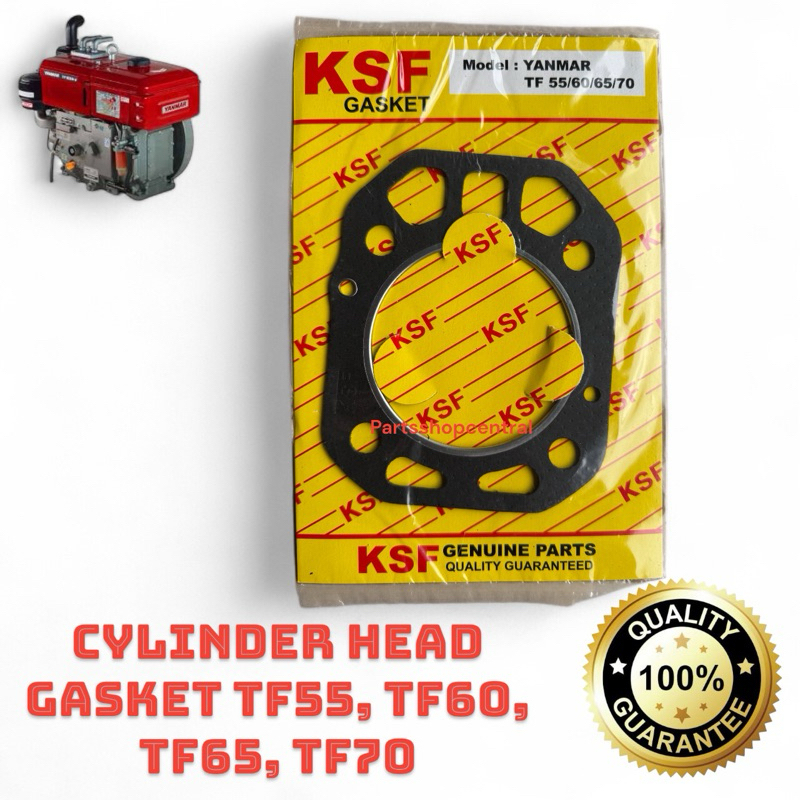 Cylinder Head Gasket Yanmar TF60, TF65, TF70-KSF For watercooled diesel ...