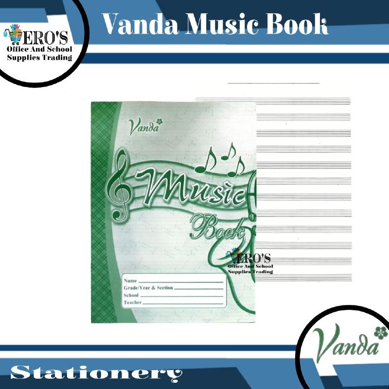 Vanda Music Book (Big) I SOLD PER PIECE | Shopee Malaysia