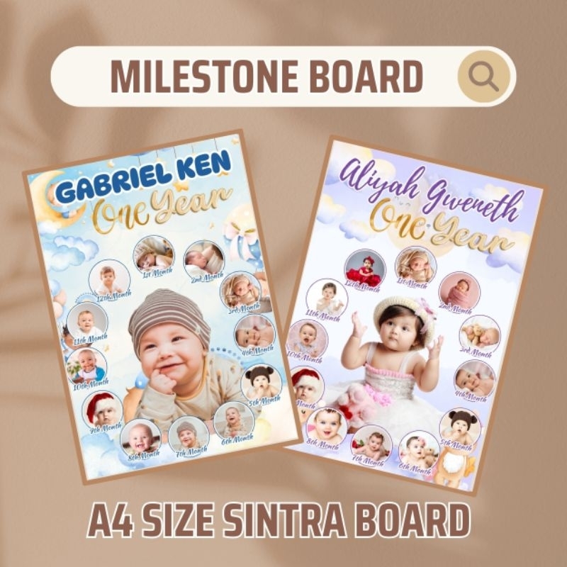 MILESTONE SINTRA BOARD A4 SIZE | Shopee Malaysia