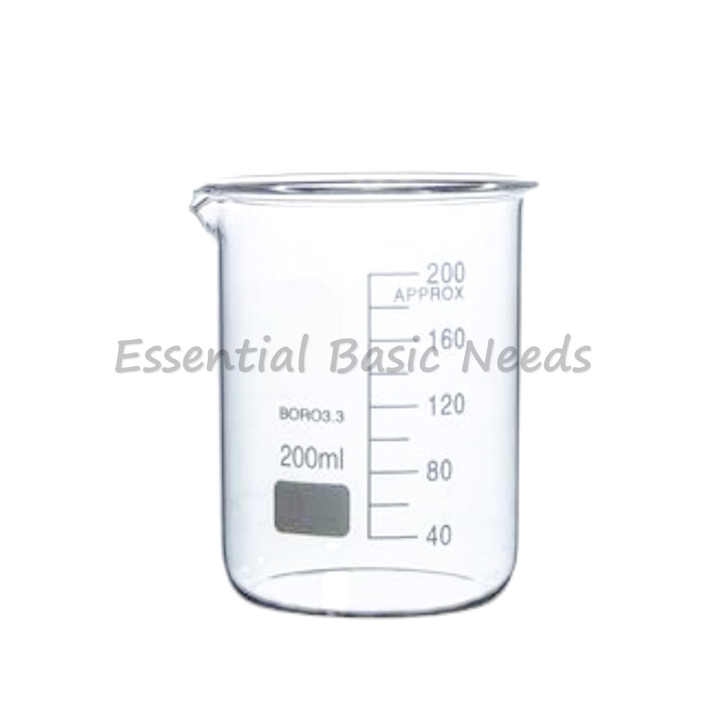 200ml Graduated Measuring Glass Beaker, Brosilicate | Shopee Malaysia
