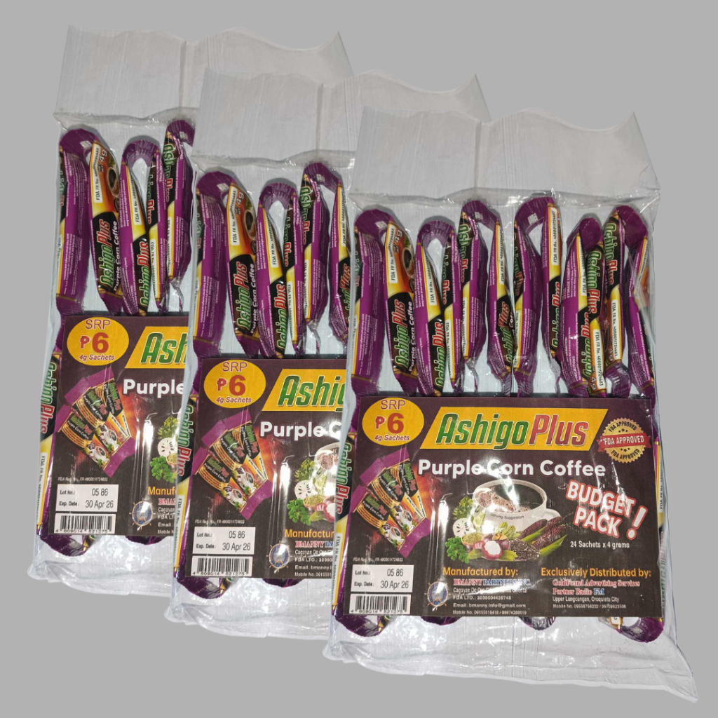 AshigoPlus - Purple Corn Coffee (24 sachets per pack) | Shopee Malaysia
