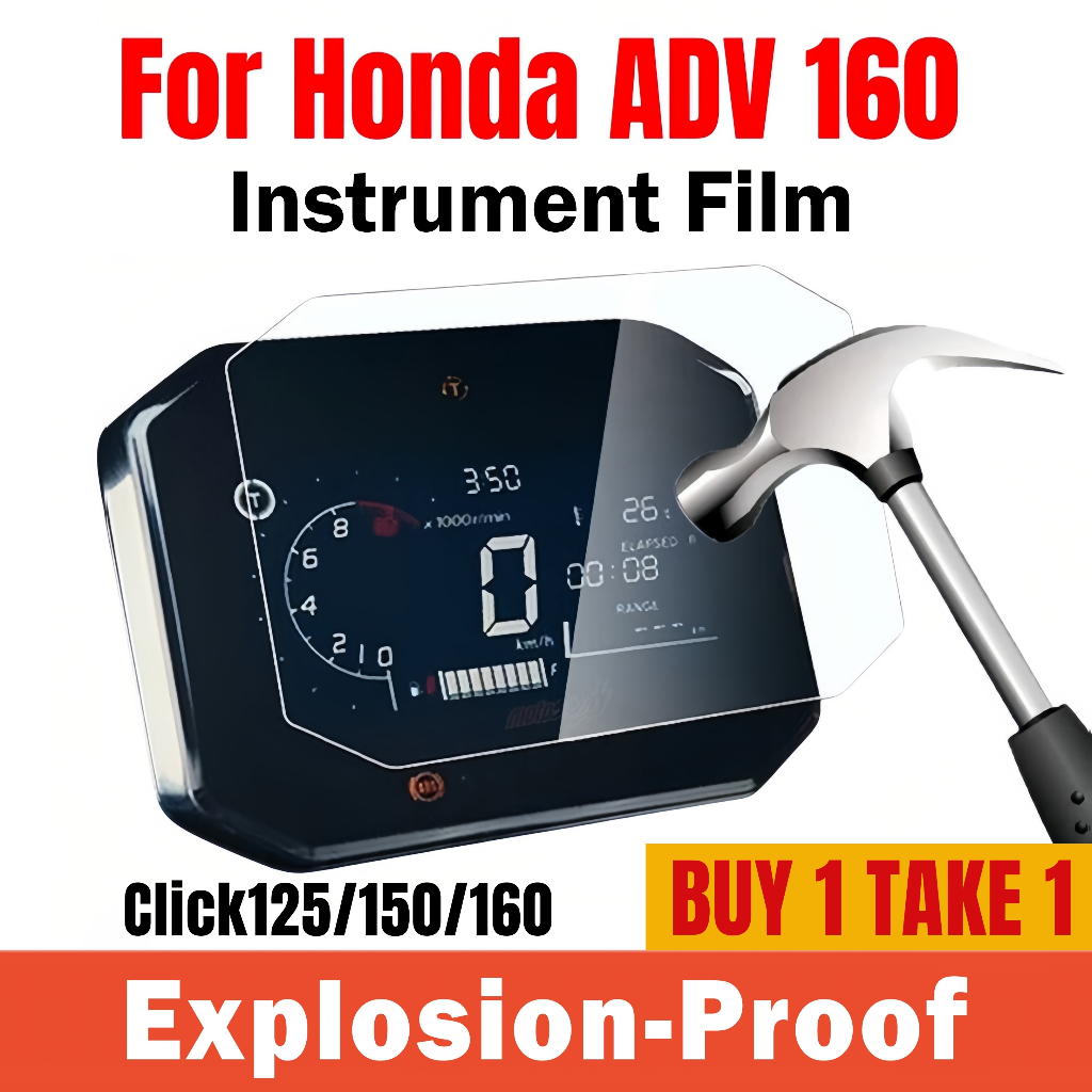 For HONDA ADV 160 Motorcycle SPEEDOMETER Protector Screen Film ...