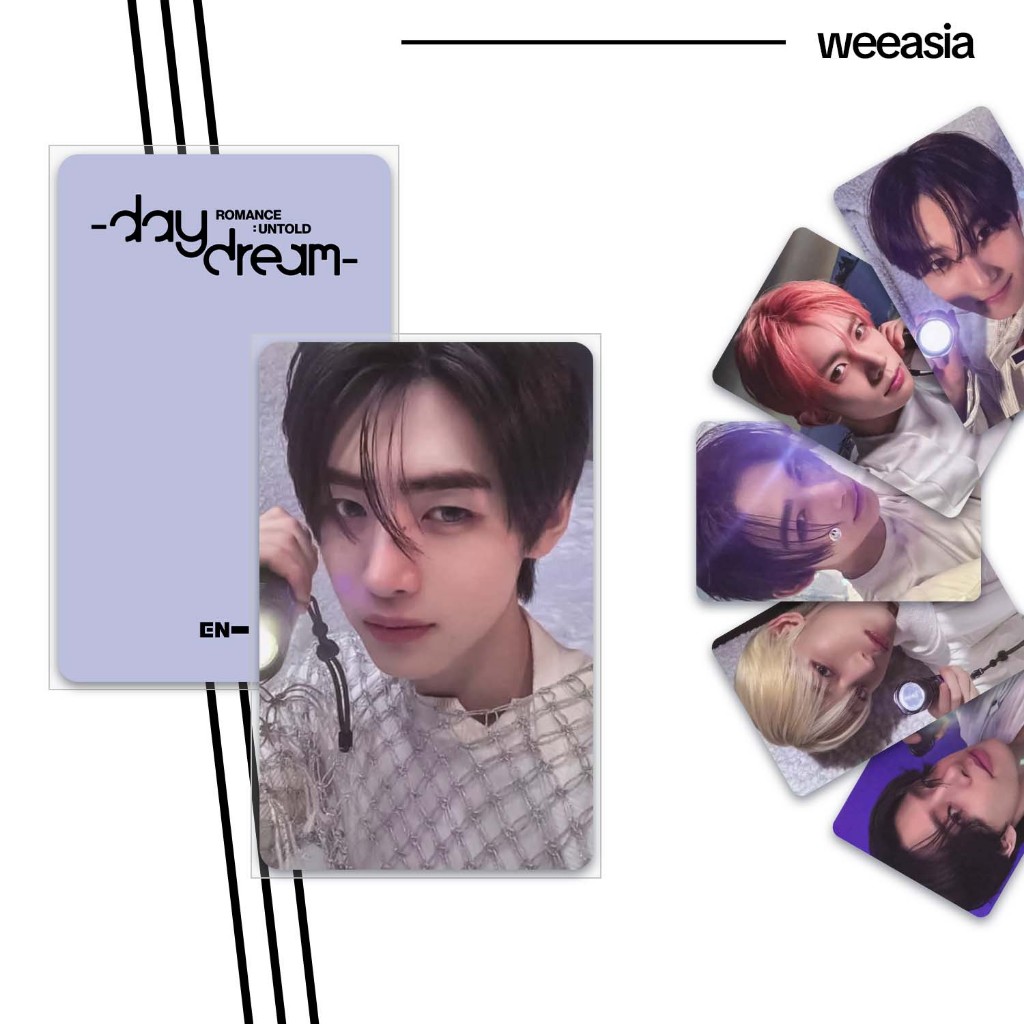 ENHA ROMANCE: UNTOLD -DAYDREAM- WEVERSE LUCKY DRAW LOMO CARDS ...