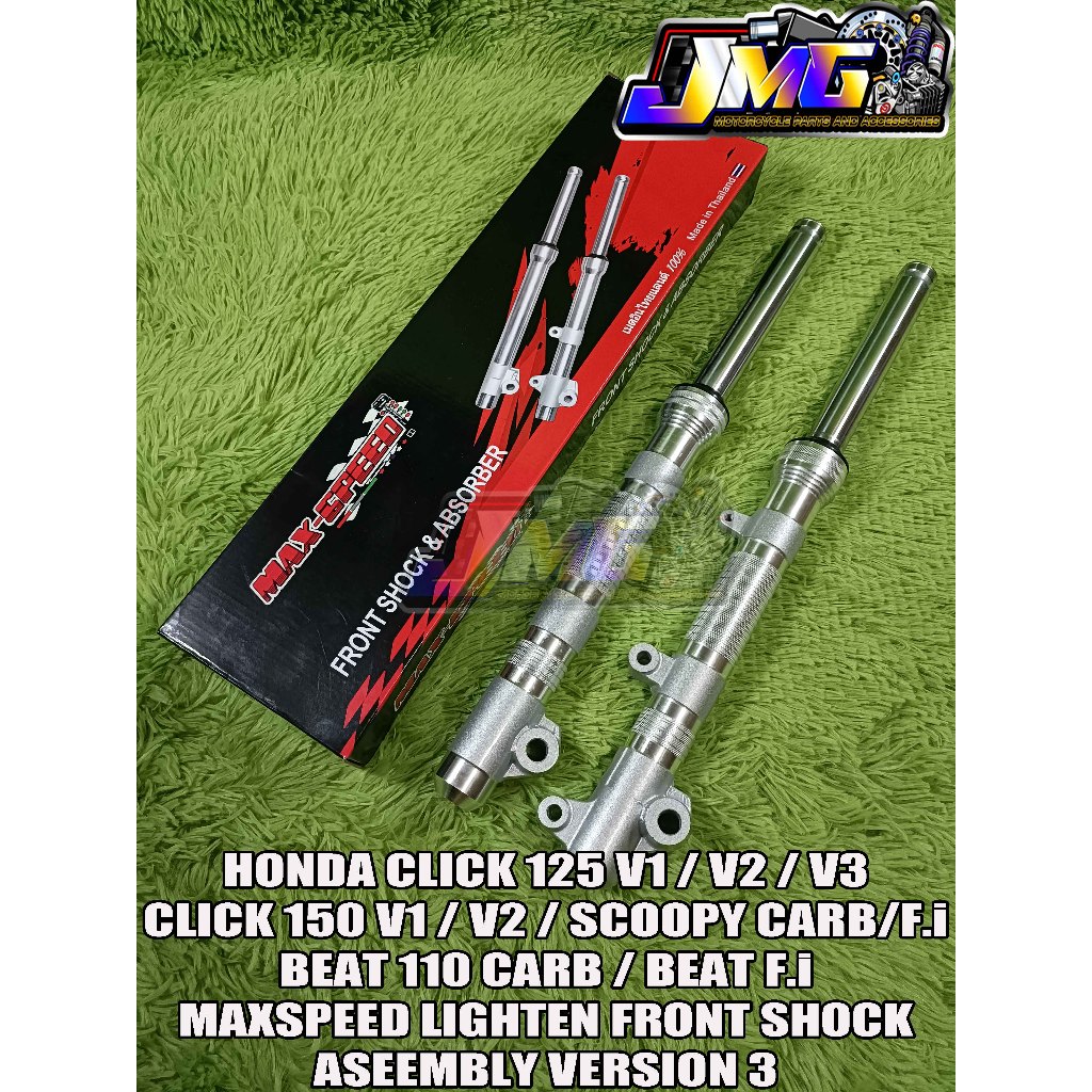 HONDA CLICK 125i V1/V2/V3 / CLICK 150i V1/V2 MAXSPEED LIGHTEN FRONT SHOCK ASSEMBLY V3 | Shopee ...