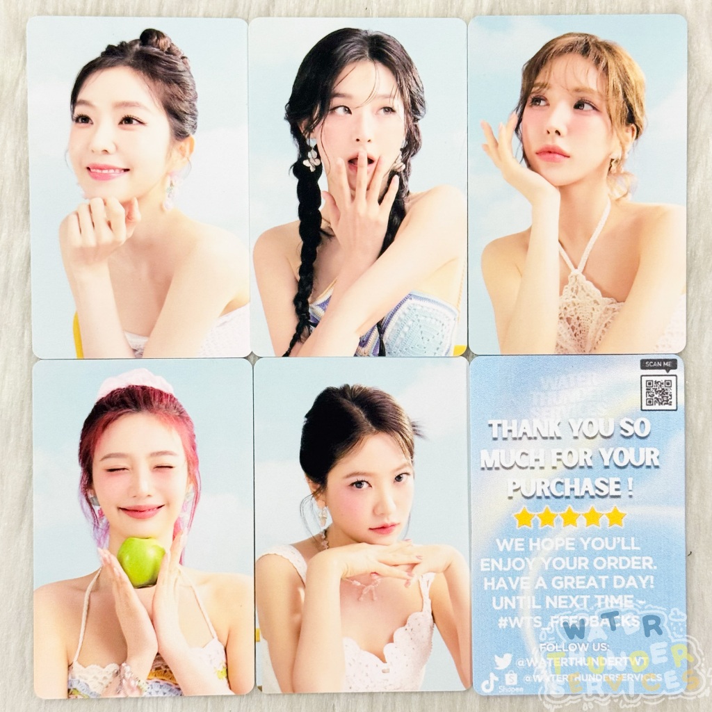 RED VELVET 2025 Season's Greetings SM Town Store Benefit Photocard Set | Shopee Malaysia