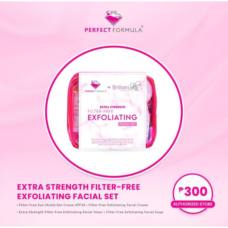 PERFECT FORMULA EXTRA STRENGTH FILTER-FREE EXFOLIATING SET TO SHIP ...