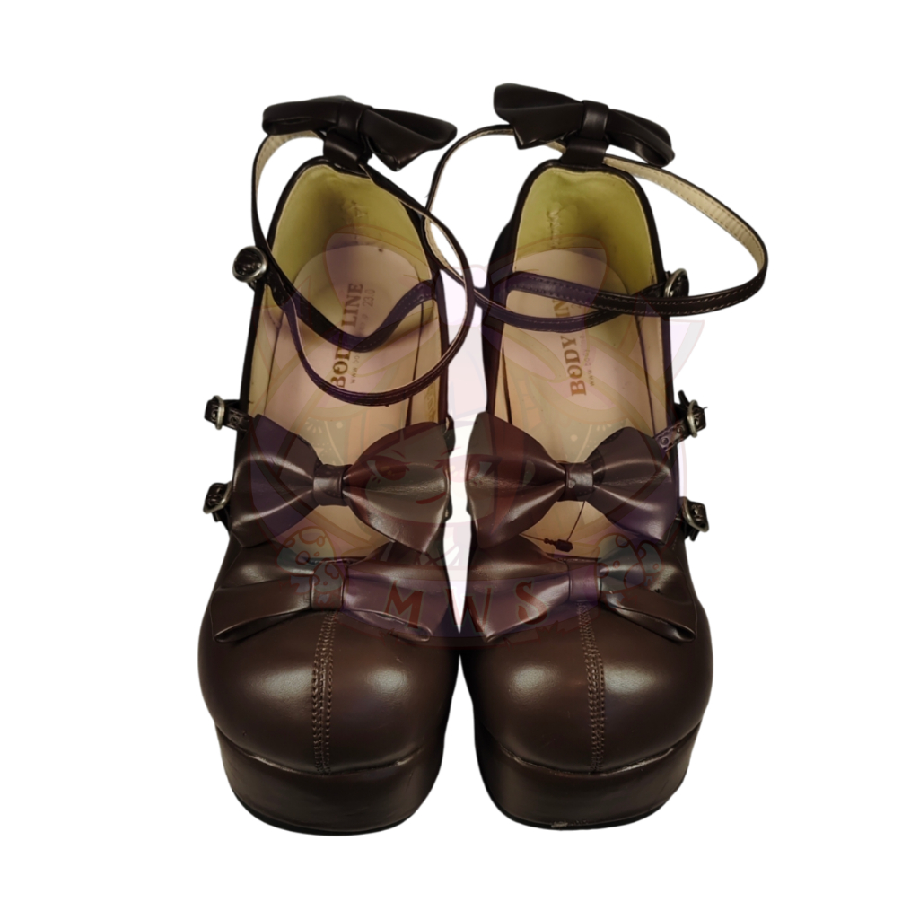 Bodyline Lolita Platform Ribbon Pumps Party Ribbon Heels | Shopee Malaysia