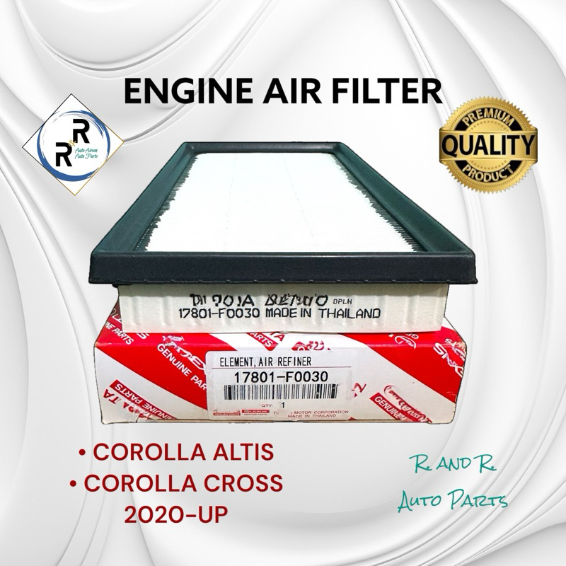 COROLLA CROSS AIR FILTER ALTIS AIR FILTER 2020 UP MODEL ALTIS AIR ...