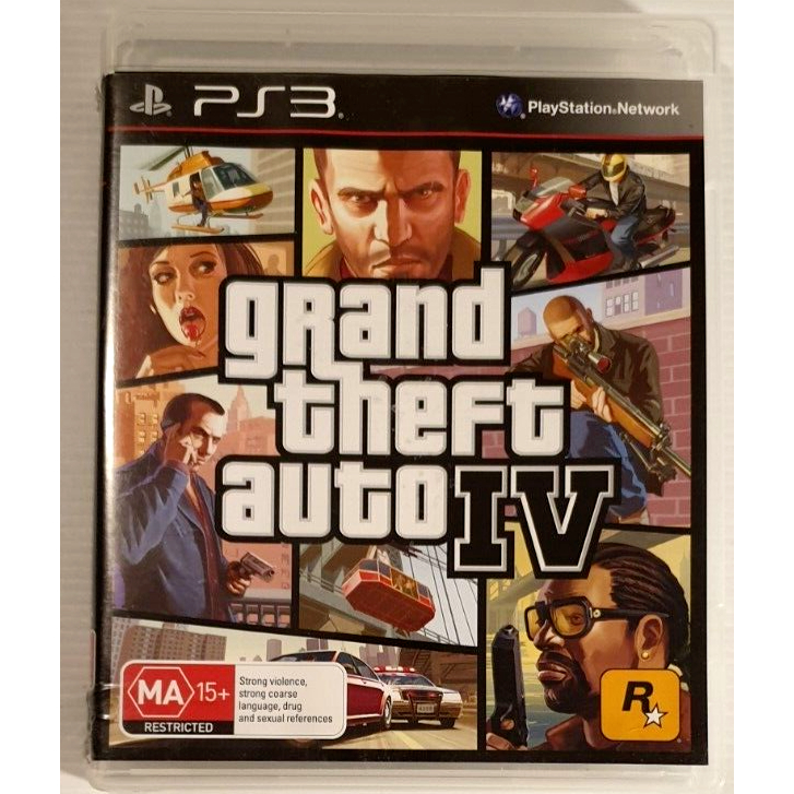 Grand Theft Auto IV GTA 4 PS3 PlayStation 3 Game Complete inc Manual ...