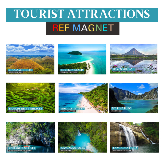 Tourist Spots 3D Ref Magnet All Philippine Destinations | Shopee Malaysia