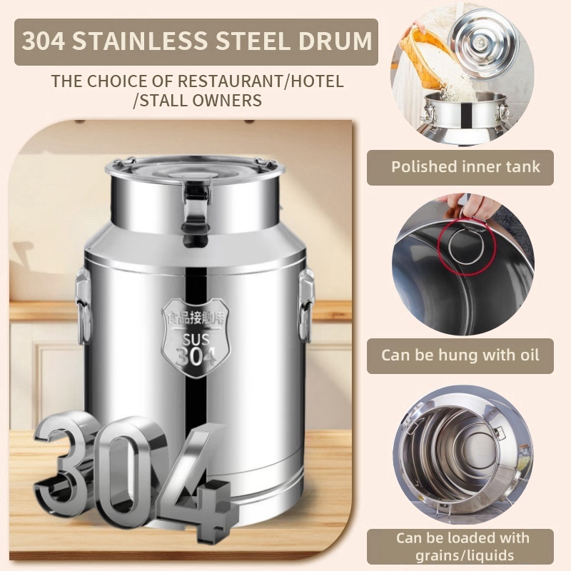 stainless metal rice storage dispenser 25 kg/10kg/50 kg/15kg/5kg/ flour ...