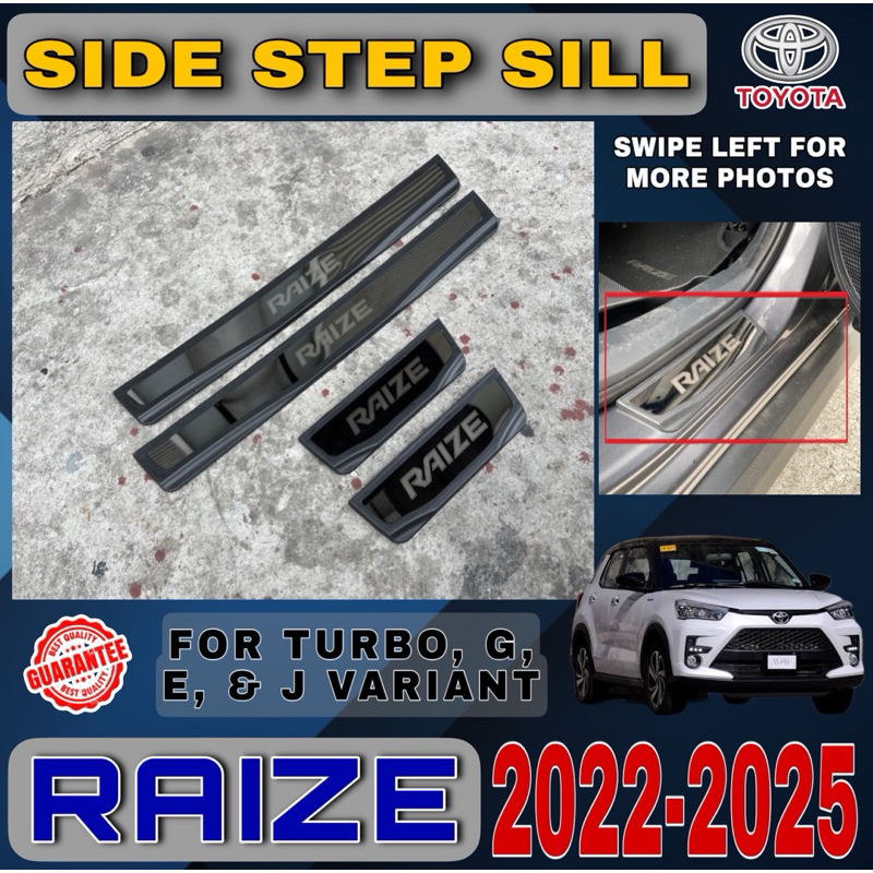 Toyota Raize 2022-2025 Side Step Sill | Shopee Malaysia