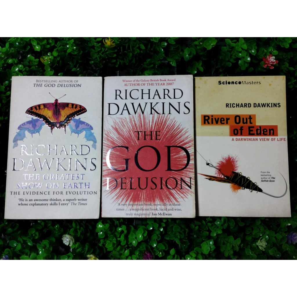 [Set of 3] GOD DELUSION / GREATEST SHOW ON EARTH / RIVER OUT OF EDEN by ...