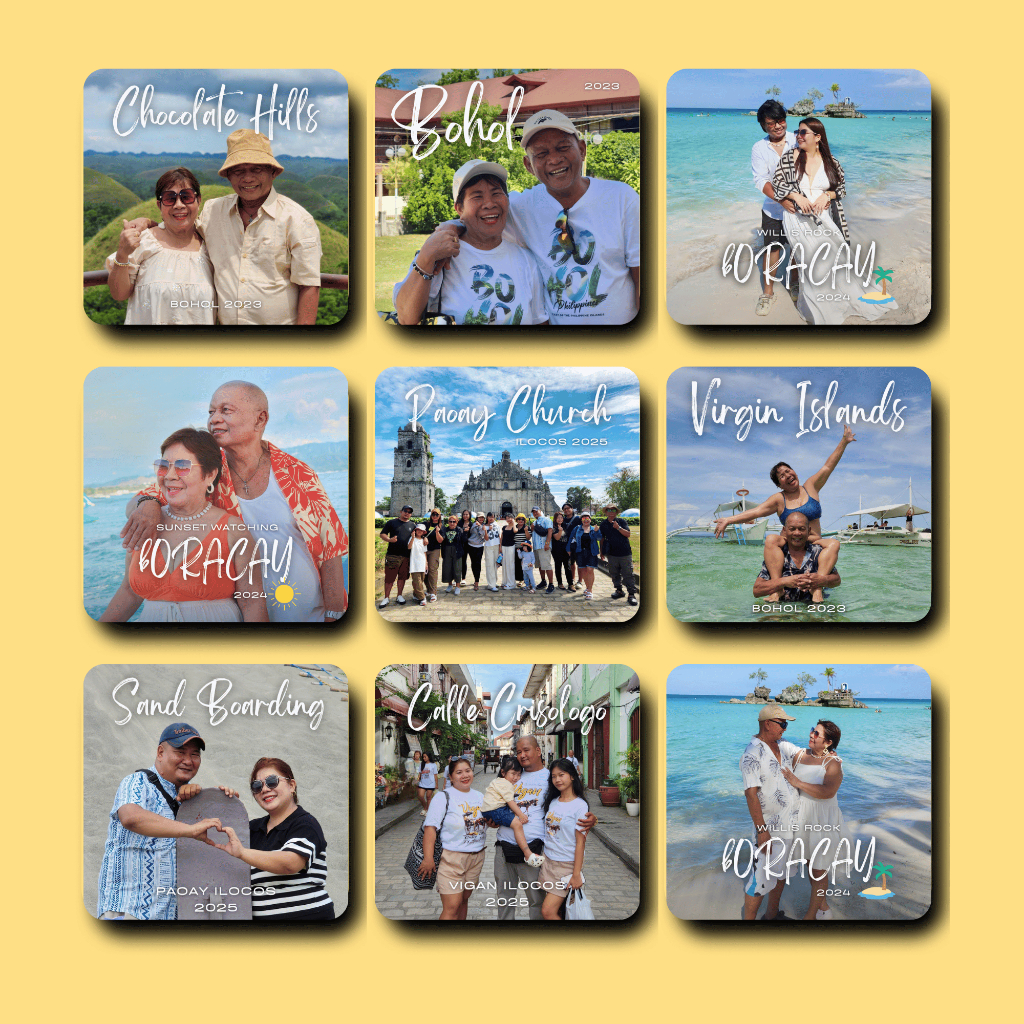Personalized Photo Square Fridge Magnets Ref Magnet for Wedding ...