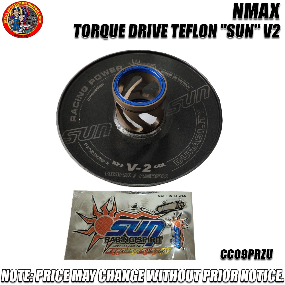 NMAX TORQUE DRIVE TEFLON "SUN" V2 (CC09PRZU) | Shopee Malaysia