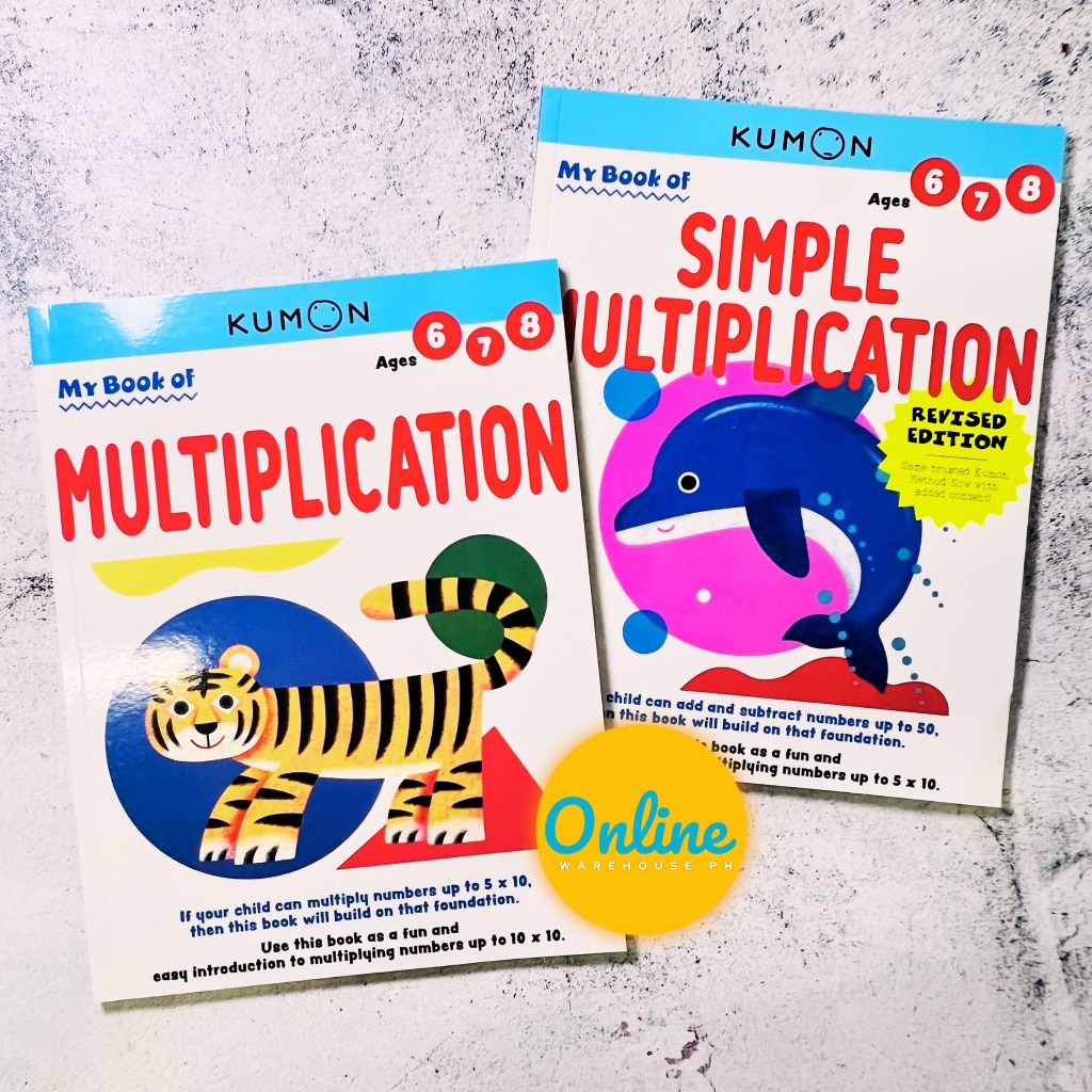 Kumon for Age 6/7/8 - Multiplication: Simple Multiplication ...