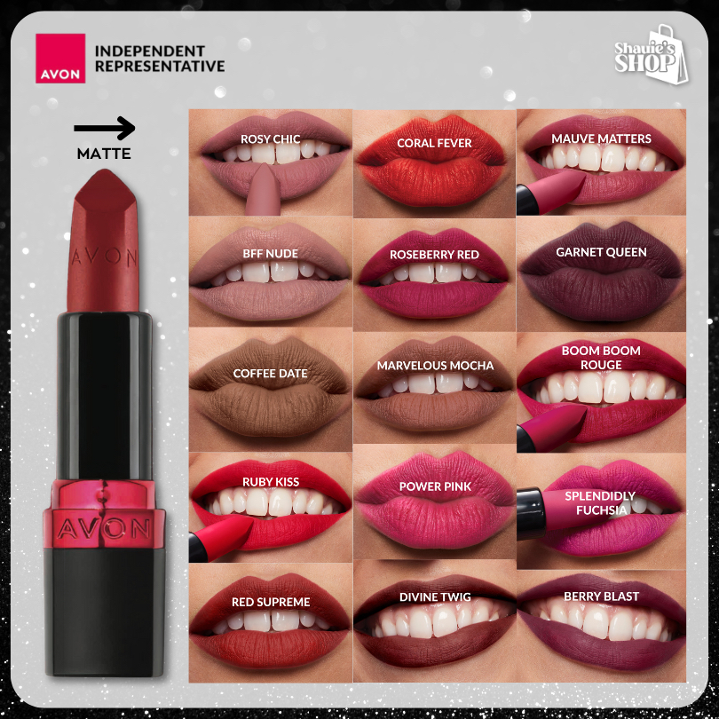 AVON Ultra Matte Lipstick 3.6 g ( NEW PACKAGING ) | Shopee Malaysia