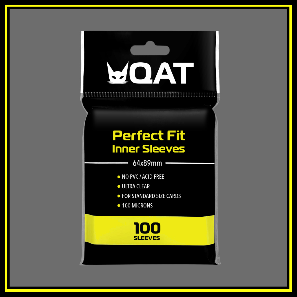 [QAT] Perfect fit inner sleeves for standard size cards (64x89mm ...