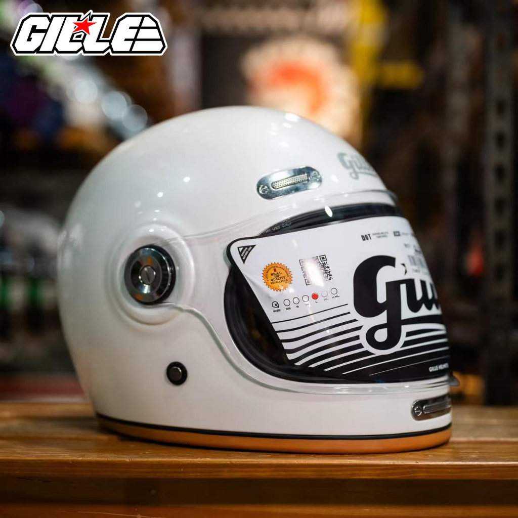 GILLE Official 898 ATAVISTIC Retro Classic Helmet Full Face for ...
