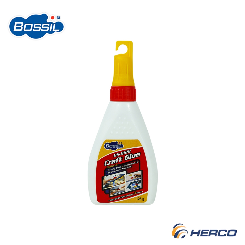Bossil White Craft Glue 125g | Shopee Malaysia