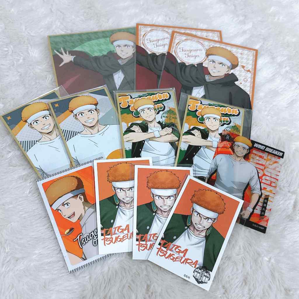 BUNDLE SET - OFFICIAL Windbreaker Wind Breaker Tsugeura Taiga Paper ...
