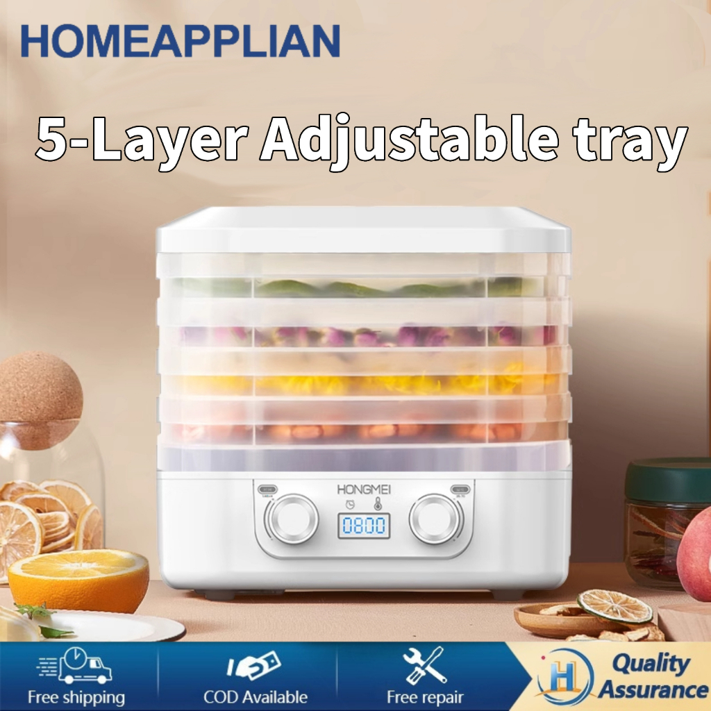 JF 5-layer household food dryer Fruit vegetable meat air dryer ...