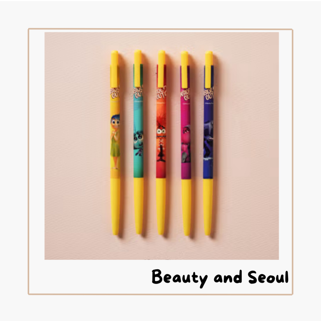 DAISO KOREA - Pixar Inside Out 2 Ballpoint Pen 5-Pack Set | Shopee Malaysia