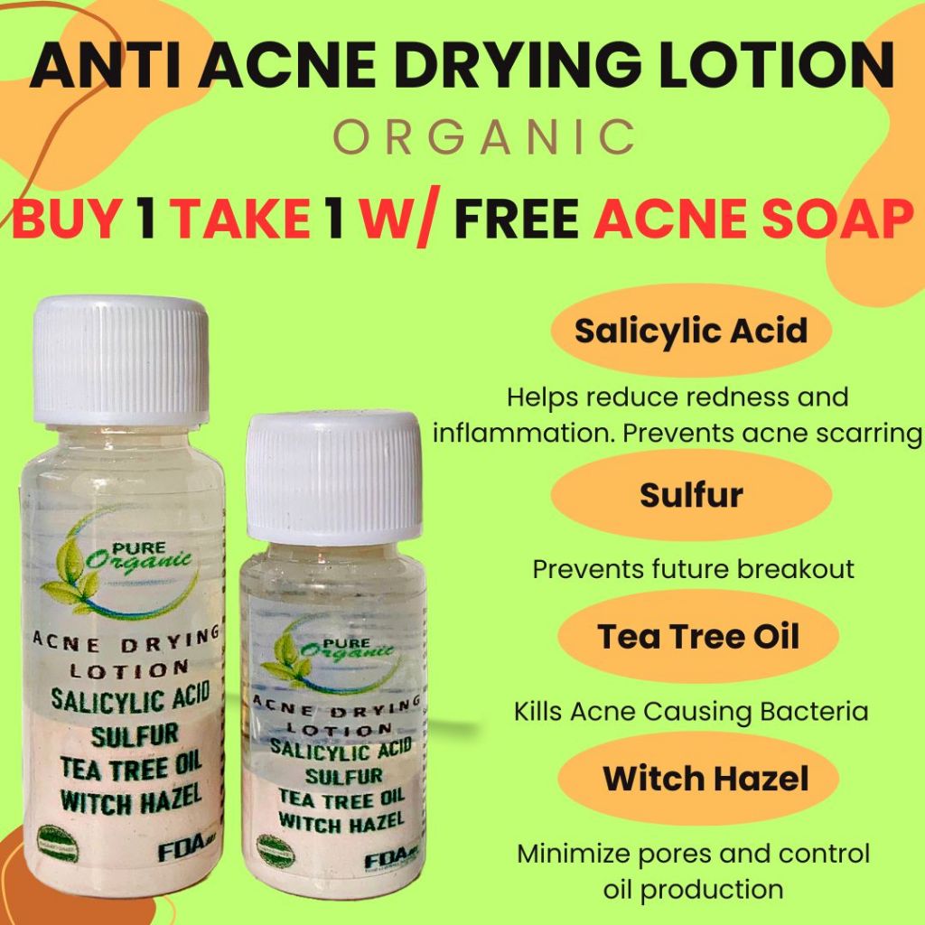 Pure Organic Acne Clear Salicylic Acid Anti-Acne Serum Acne Drying ...