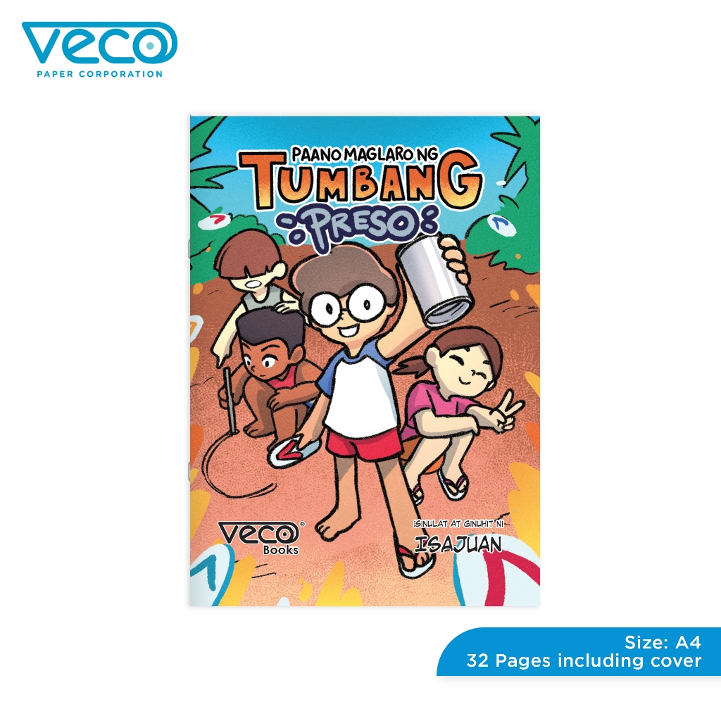 Veco Komiks Book PAANO MAGLARO NG TUMBANG PRESO for Grade 3-6, A4 size ...